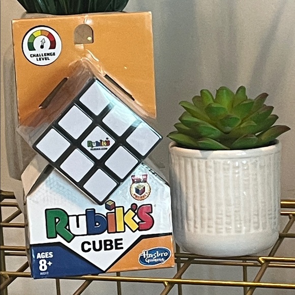 Hasbro | Toys | Hasbro Rubiks Cube Black And White | Poshmark